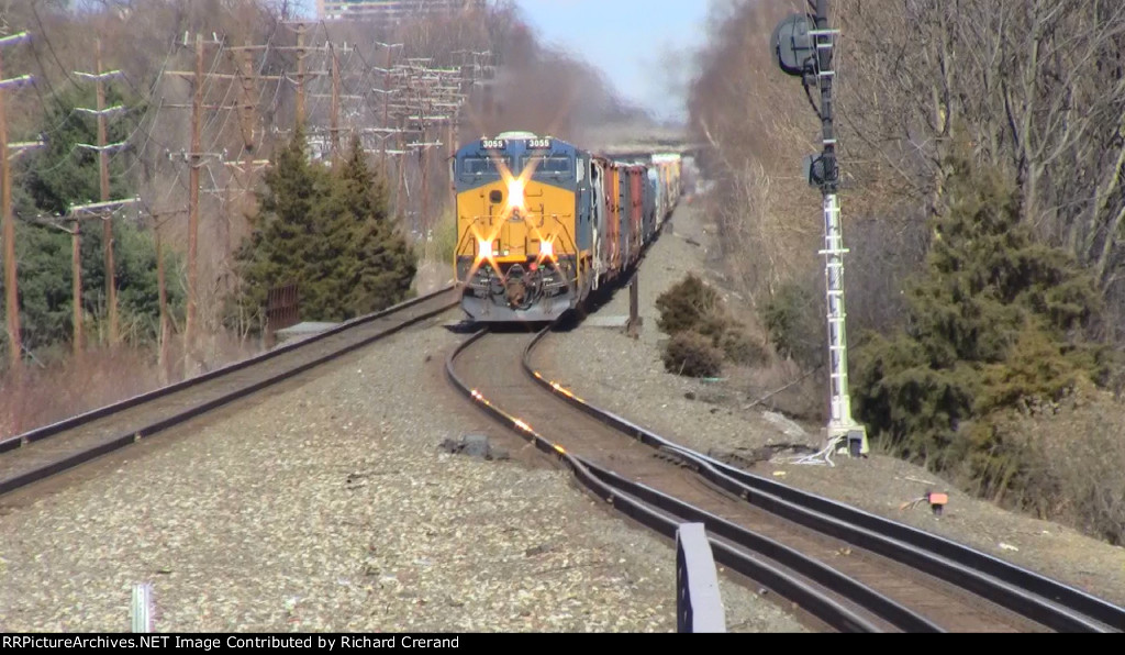 CSX Q301 Approaching the Station